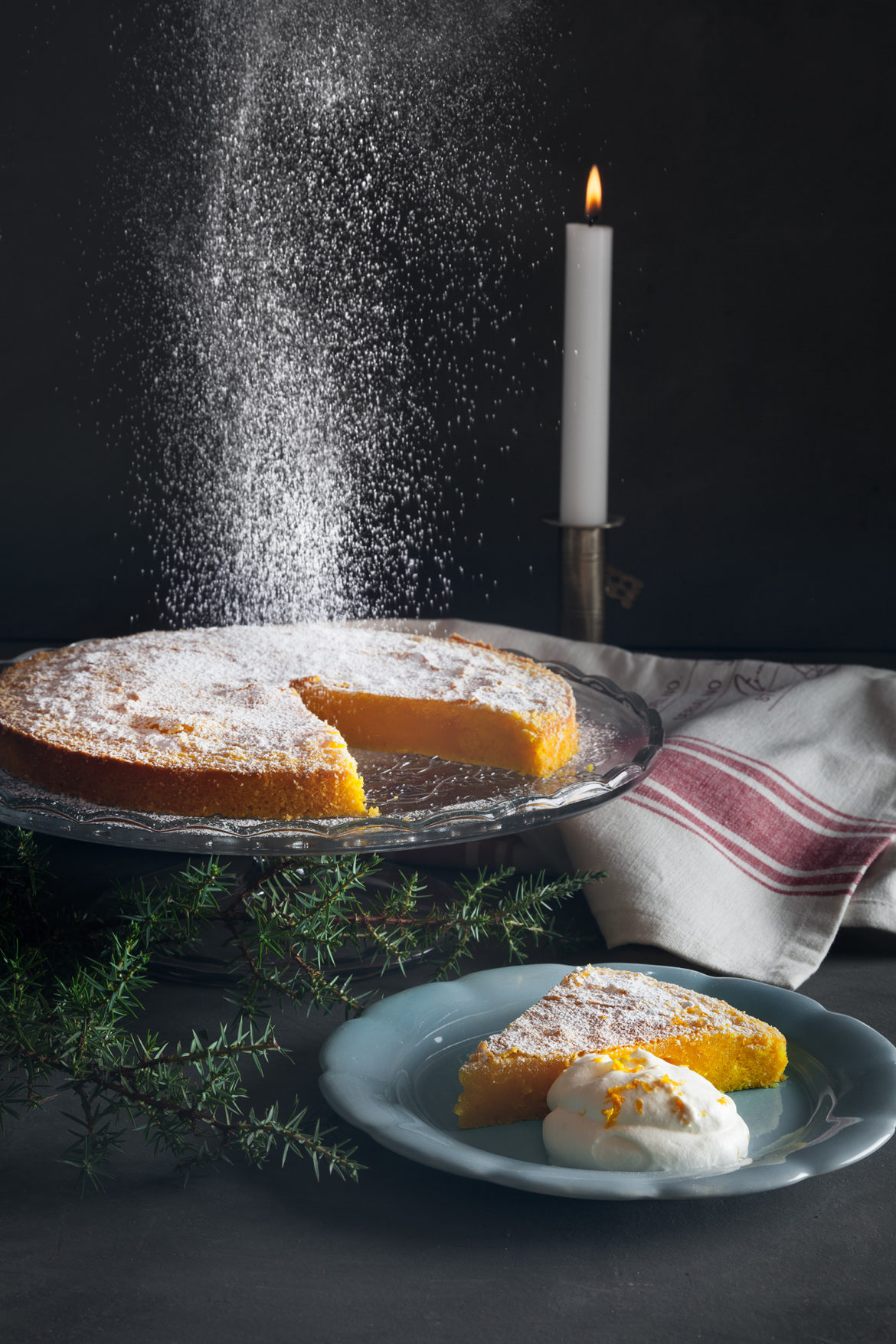 Saffranskladdkaka med vit choklad - Bara en kaka till