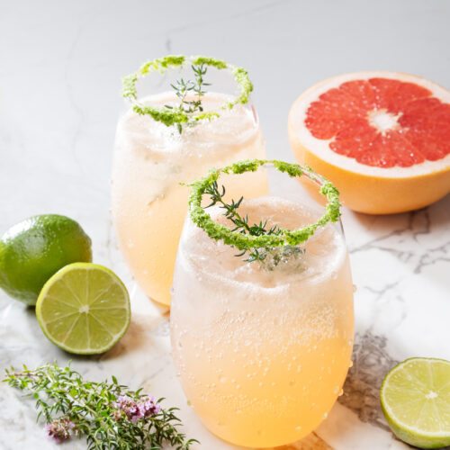 Gin och tonic med timjan och grapefrukt - Bara en kaka till