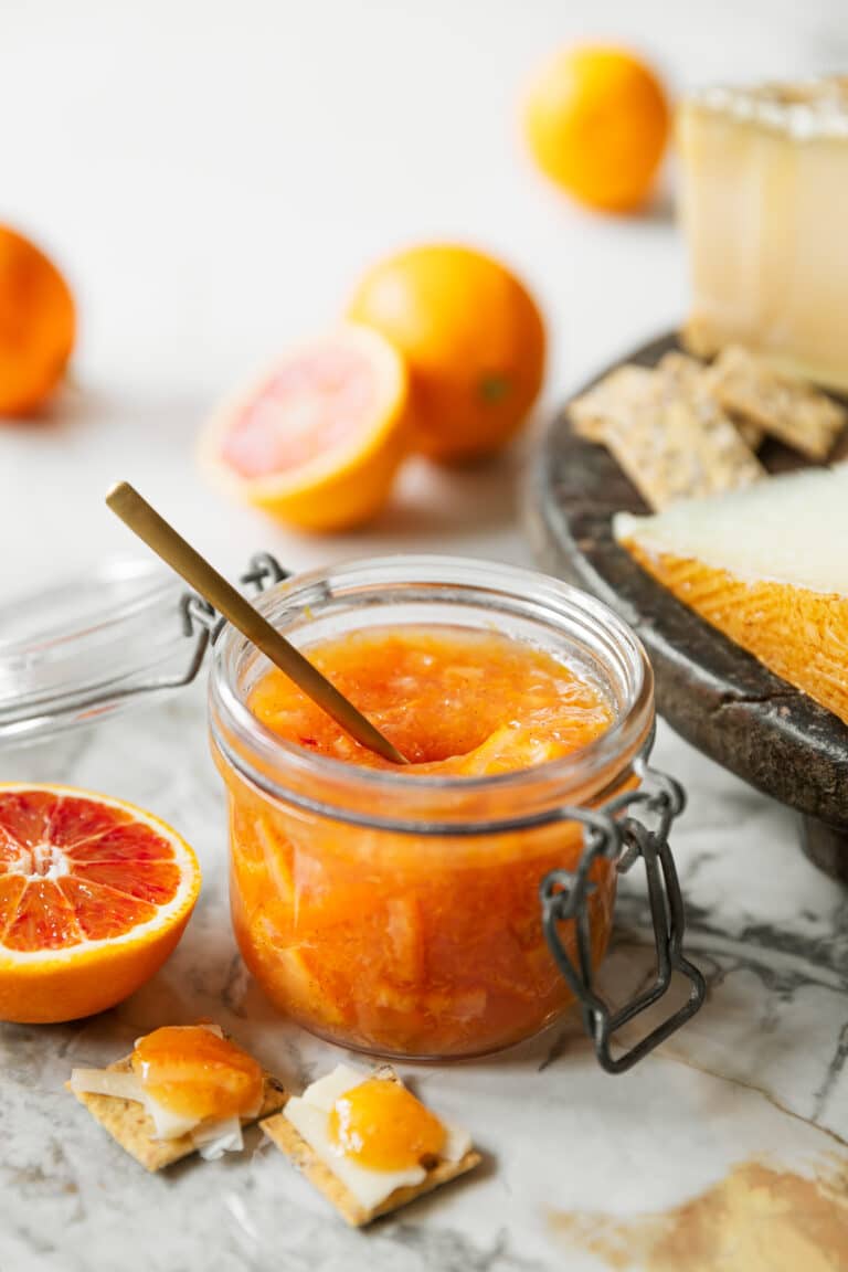 Blodapelsinmarmelad med vanilj - Bara en kaka till